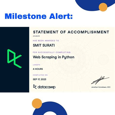 smit surati on linkedin datacamp python webscraping datascience