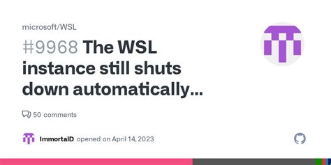 The Wsl Instance Still Shuts Down Automatically When All Wsl Terminals Are Closed After Waiting
