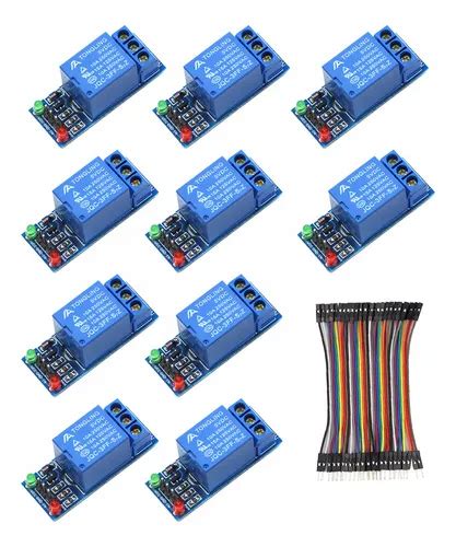 10 Módulos Relé 5v 12v Envío Aleatorio 1 Canal Para Arduino Mercadolibre
