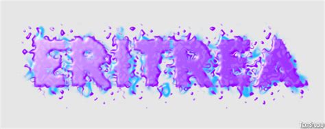 Eritrea Text Effect And Logo Design Country