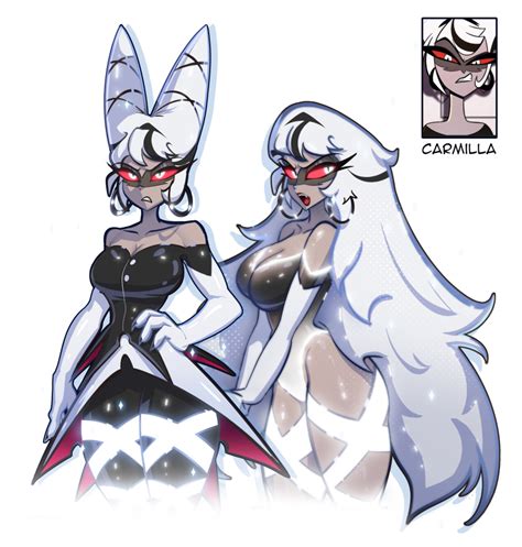 Grimmie02 Carmilla Carmine Hazbin Hotel Hazbin Hotel Hellaverse