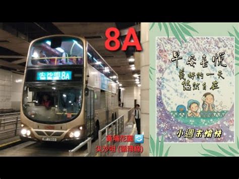 Hong Kong Bus 九巴 KMB 車隊編號AVBW63型號富豪B9TL車牌MP7866路線8A由黃埔花園途經尖沙咀返黃埔花園 全程