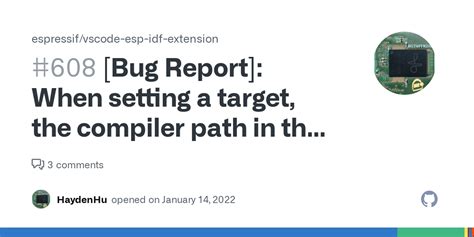 Bug Report When Setting A Target The Compiler Path In The JSON File Cannot Be Changed VSC