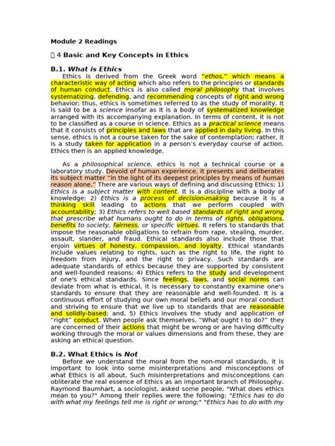 Module 2 Annotated Pdf Morality Intention