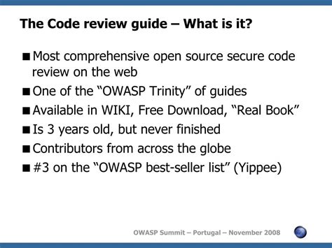 Ppt Owasp Code Review Powerpoint Presentation Free Download Id578522