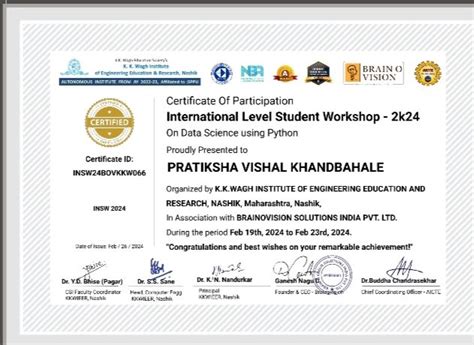pratiksha khandbahale on linkedin datascience python workshop
