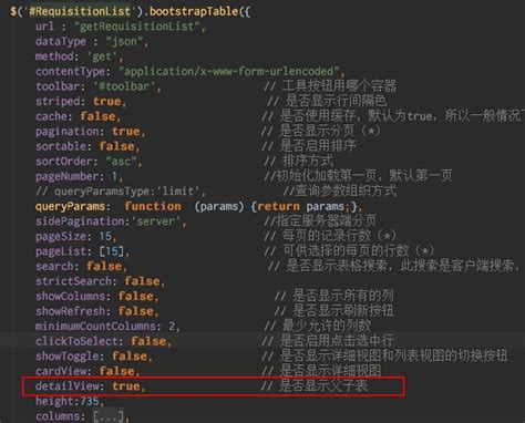 Bootstarp Table 插件 主從表關係（父子表） 每日頭條
