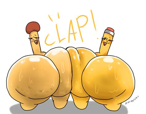 Rule 34 2girls Battle For Dream Island Bfdi Big Ass Clapping Cheeks Female Massive Ass Massive