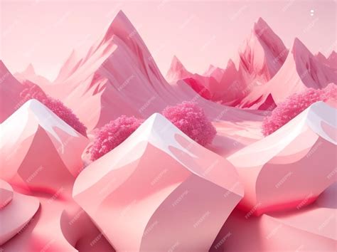 Premium Ai Image Abstract 3d Landscape Data Visualization Concept