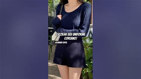 Escolha Seu Uniforme Coreano Aesthetic Kpop Korea Aesthetc Cute