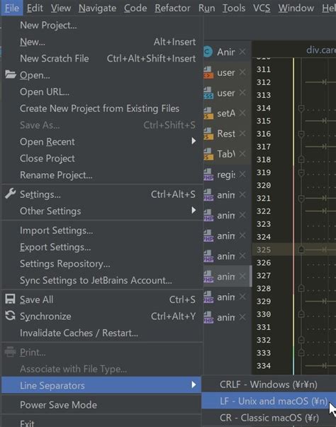 Phpstorm Intellij Idea で簡単に全ファイルの改行コードを変換する方法 プロガジ Dev