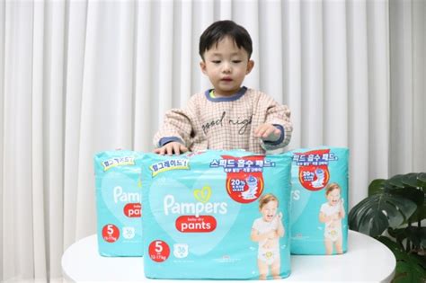 팸퍼스 팬티기저귀 추천 신생아 뒤집기 시기에 굿 네이버 블로그