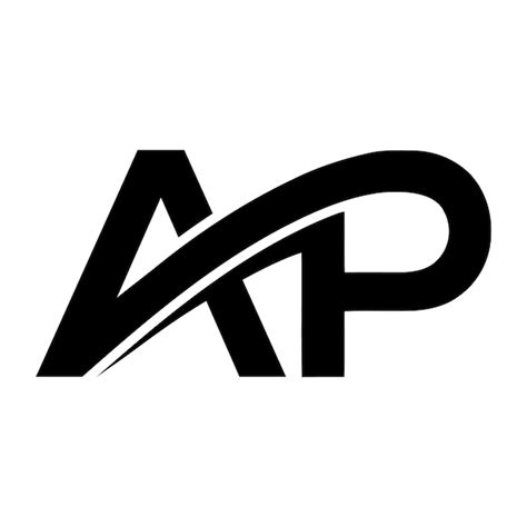 Letter Ap Logo Design Vector Premium Vector