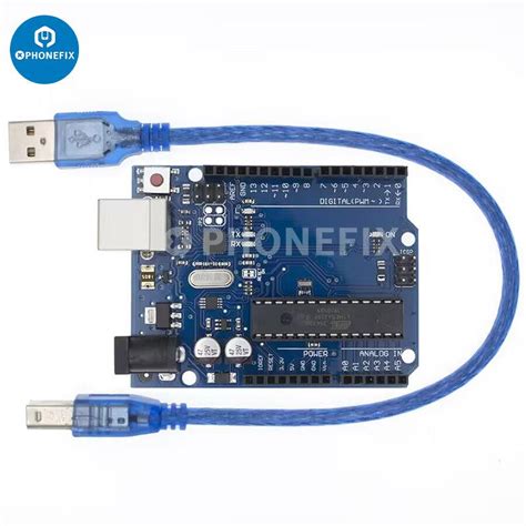 Uno Dip Development Board For Atmega328p 16u2 Ch340 With Cable