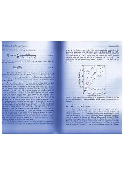 Pdf Diffusion In And Thru Polymers Chapter 10 Biosensors