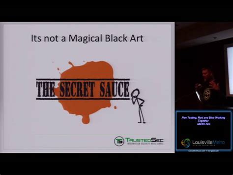 Conference Talks Talk Technical Pen Testing Red And Blue Working Together From Youtube