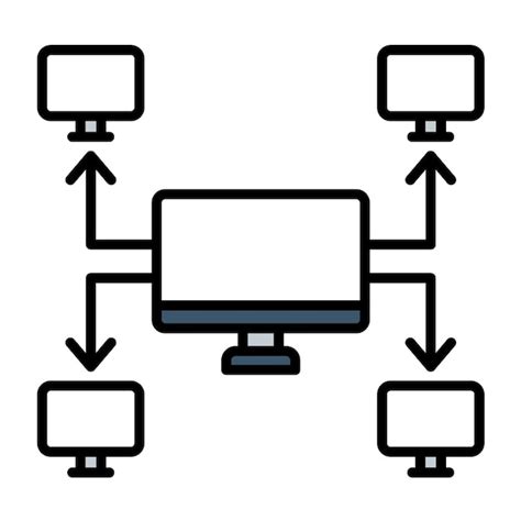 Premium Vector Networking Vector Illustration Style