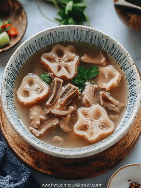 Hearty Lotus Root Soup With Pork Ribs A Warm Embrace