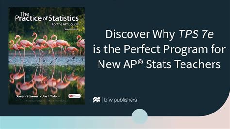 Discover Why TPS 7e Is The Perfect Program For New AP Stats Teachers YouTube