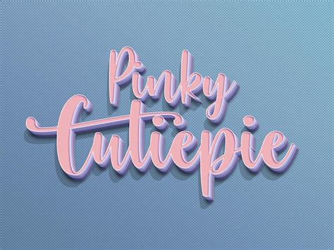 Premium Psd Feminine Colorful Text Effects