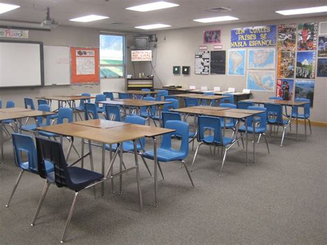 Desk Arrangement W Connected Desks Classroom Seating Arrangements