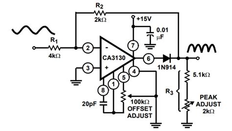 Ca3130 Pinout Examples Datasheet Applications Features And Circuits