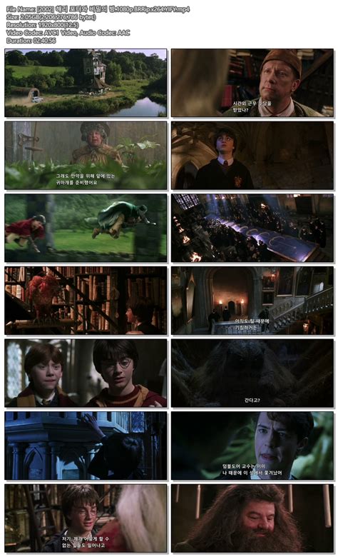[ 해리포터와 비밀의 방 ] 자막포함 다운로드 파일썬