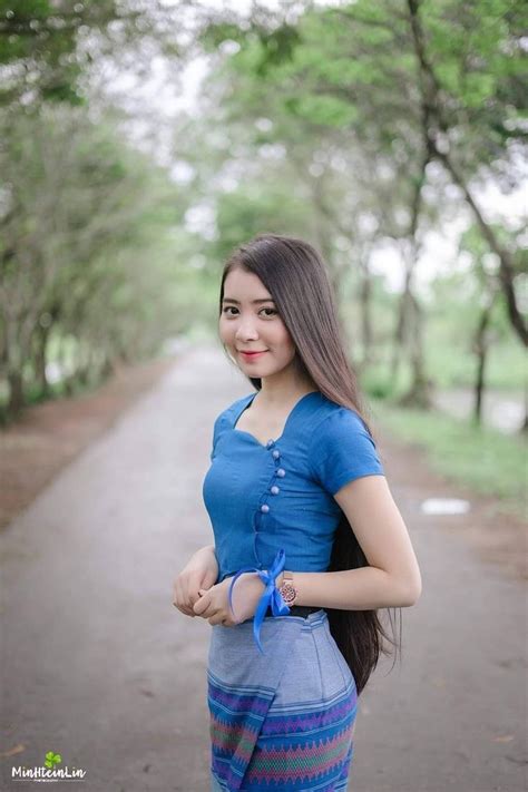Pin On Myanmar Traditional Dress