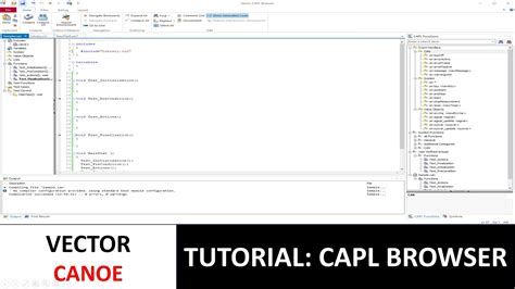Vector Capl Browser Tutorials Youtube