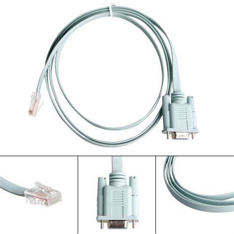 Cat5e Rj45 Cat6 Zu Rs232 Db9 Konsole Ethernet Kabe Grandado