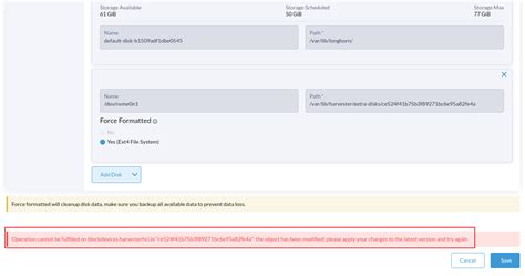 Bug Adding Unpartitioned Nvme Disks Fails · Issue 1414 · Harvesterharvester · Github