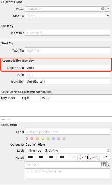 Ios How To Localize Accessibility Labeldescription With Interface Builder Stack Overflow