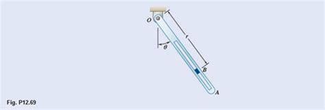 A 05 Kg Block B Slides Without Friction Inside A Slot Cut In Arm Oa