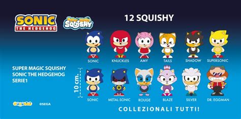 Rivista Super Magic Squishy Sonic The Hedgehog Serie 1° Cocoricoitaly It