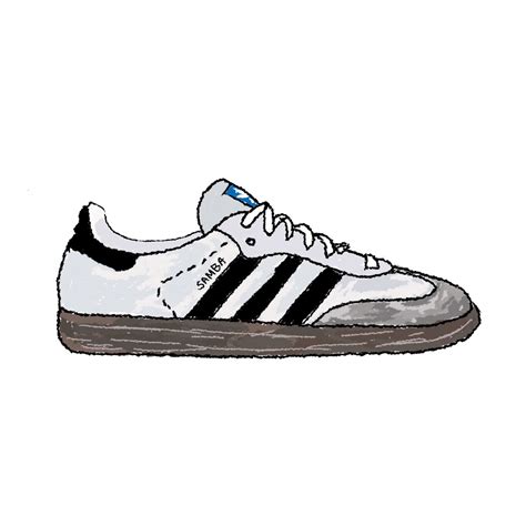 Adidas Samba 👟 Shoes Illustration Sneakers Illustration Shoes Drawing