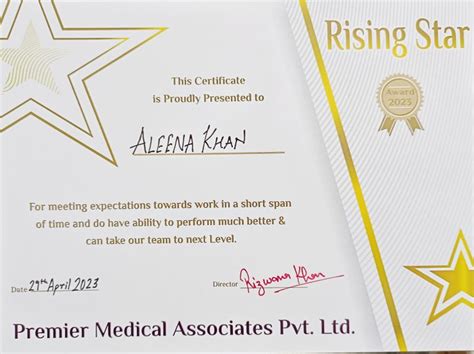 Aleena Khan Ghauri On Linkedin Risingstar Premiermedicalassociates