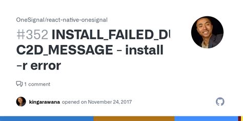 Installfailedduplicatepermission C2dmessage Install R Error · Issue 352 · Onesignal