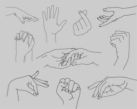 Drawing Reference Hands