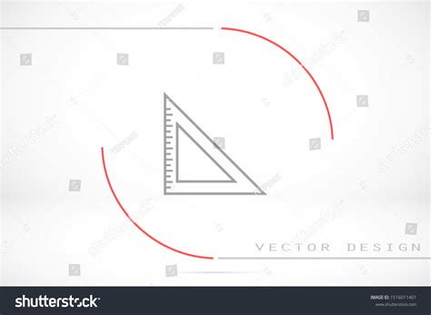 Vector Measurement Ruler Icon Modern Flat Stock Vector Royalty Free 1516011401 Shutterstock