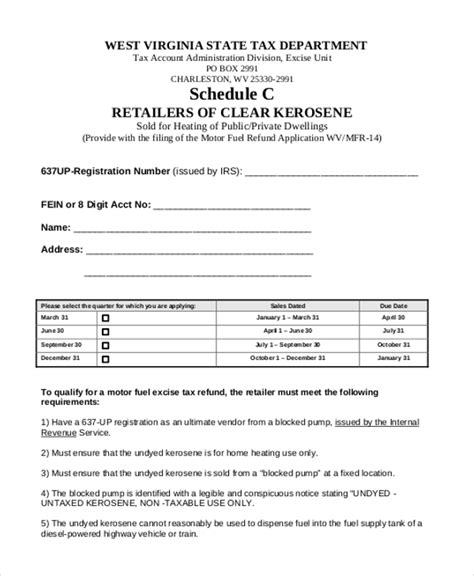 FREE 9 Sample Schedule C Forms In PDF MS Word