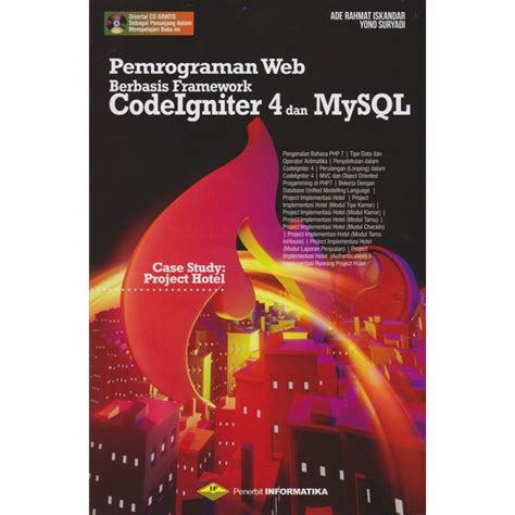 Jual Pemrograman Web Berbasis Framework Codeigniter 4 Dan Mysql Shopee Indonesia