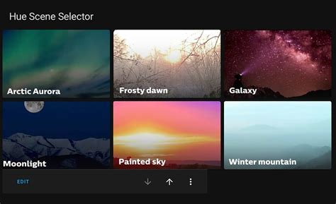 Custom Button Hue Scene Selector Frontend Home Assistant Community