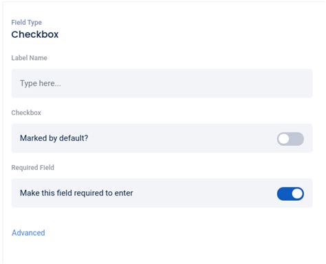 Checkbox Field Woobox Help