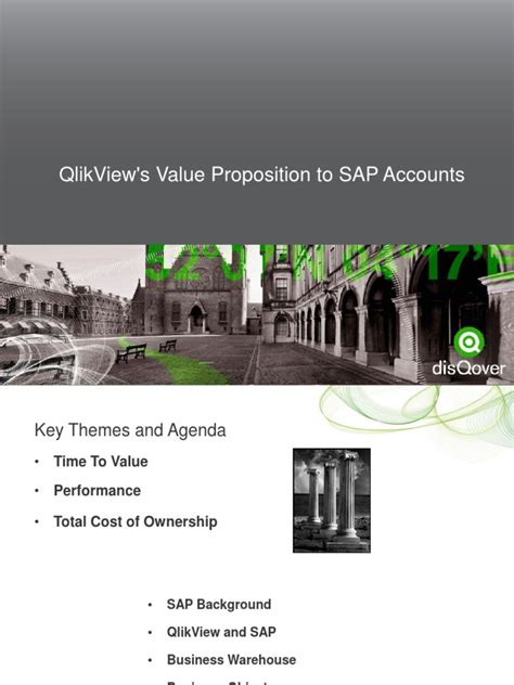 Qlikview S Value Proposition To Sap Accounts Pdf Sap Se Supply