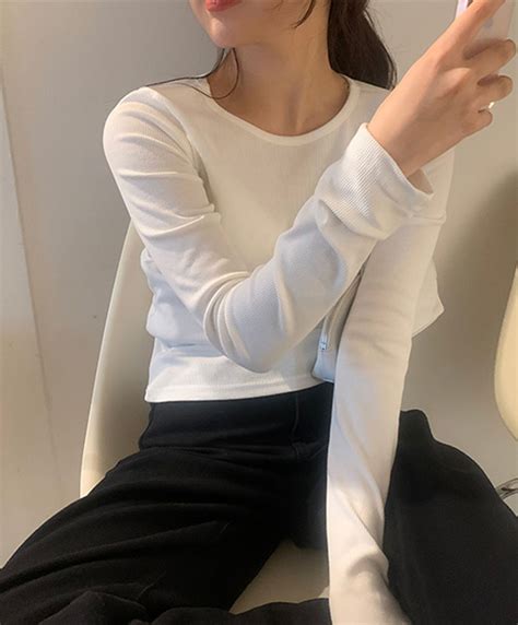 [독점 진행 주문폭주🎉] Pomi Tee 7color 데일리룩 기본티 긴팔티 골지티 무배 무료배송 당일배송 여리핏 긴팔 기본 베이직티