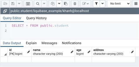 database migration using liquibase huong dan java