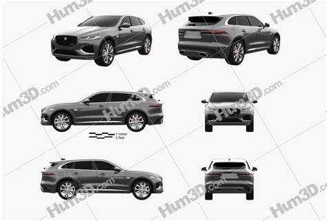 Jaguar F Pace R Dynamic 2019 Blueprint Template