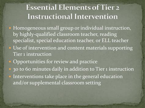 PPT Tier II Interventions In RtI Research Based Reading Support For Every Babe PowerPoint