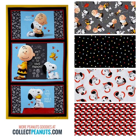 Good Friends Peanuts Fabric Best Friends Snoopy