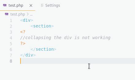 Please Add A Language Aware Folding Provider Issue Bmewburn Vscode Intelephense GitHub